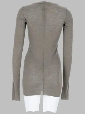 Rick Owens Long Sleeve T-shirt - Dove