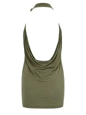 Balenciaga Halter Neck Draped Top