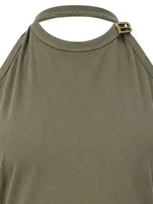 Balenciaga Halter Neck Draped Top