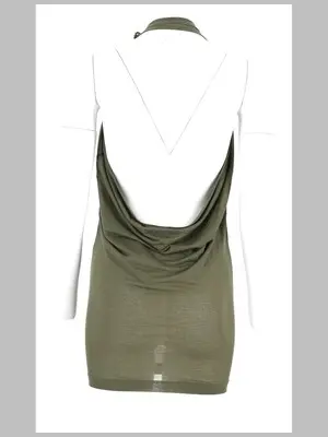 Balenciaga Halter Neck Draped Top