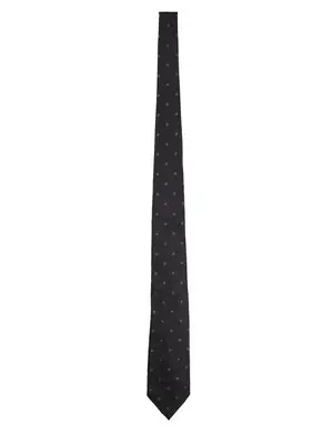 TOM FORD Silk Jacquard Tie - Black