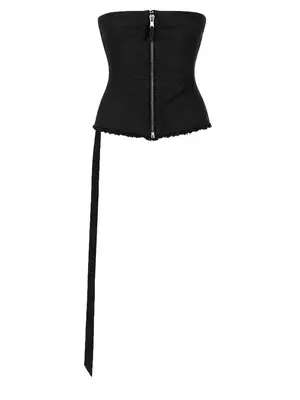 Rick Owens Splintered Bustier Top