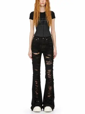 Rick Owens Splintered Bustier Top