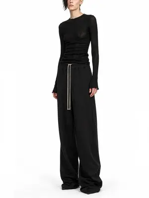 Rick Owens Long Sleeve T-shirt - Black