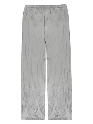 ALYSI Textured Viscose Trousers - Grey