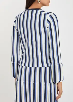 Simkhai Iris Striped Knit Cardigan