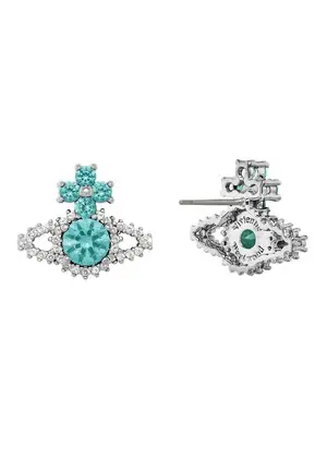 VIVIENNE WESTWOOD Valentina Crystal-embellished Orb Stud Earrings