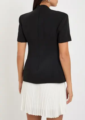 Simkhai Leah Tailored Blazer Crepe Mini Dress
