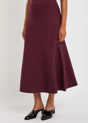Simkhai Cassie Close-knit Wool Maxi Skirt