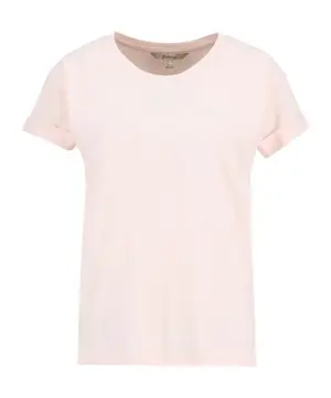 Barbour Logo Crew Neck T-shirt - Pink