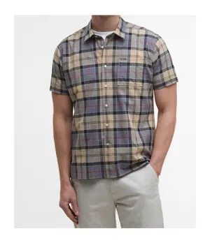 Barbour Plaid Short-sleeved Shirt