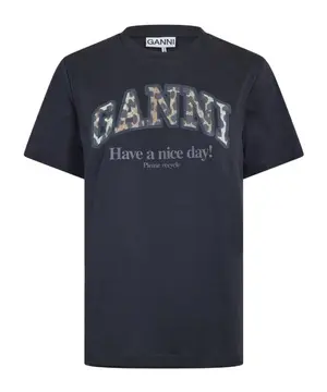 GANNI Graphic T-shirt