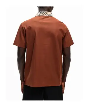 Burberry Check Cotton Cody Polo Shirt - Brown