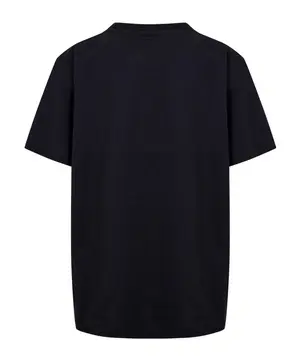 GANNI Logo Crew Neck T-shirt - Black