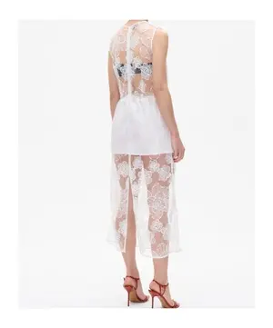 Baum Und Pferdgarten Floral Lace Midi Skirt