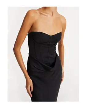 ROTATE BY BIRGER CHRISTENSEN Strapless Design Dress