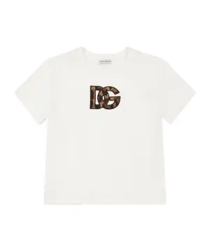 Dolce & Gabbana Dg Logo Tee Jn61 - White