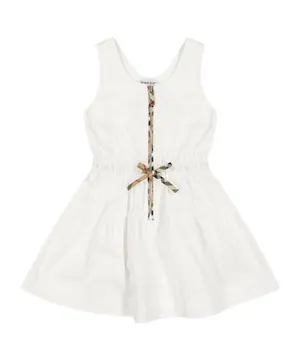 Burberry Sleeveless Dress With Check Detail