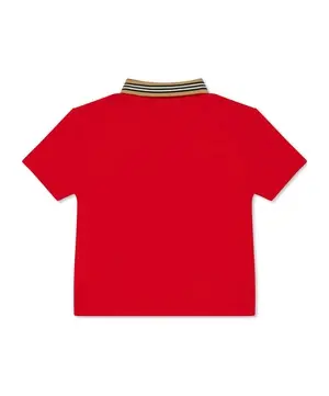 Burberry Plaid Collar Polo Shirt