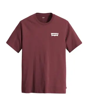 LEVI'S Logo Crew-neck T-shirt - Red