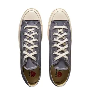 Play Comme Des Garcon Casual Lace-up Sneakers - Nude