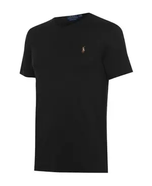 Polo Ralph Lauren Short-sleeved Round Collar T-shirt - Black