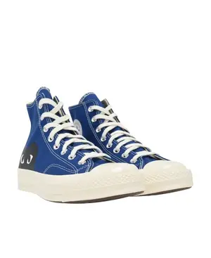 Play Comme Des Garcon Logo High-top Sneakers