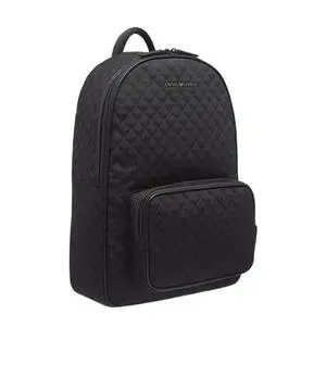 Emporio Armani Logo Backpack - Black