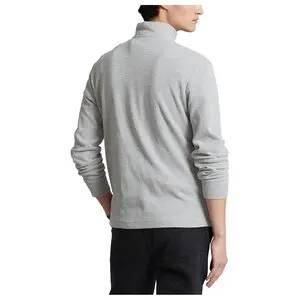 Polo Ralph Lauren Quarter Zip Sweater With Embroidered Logo
