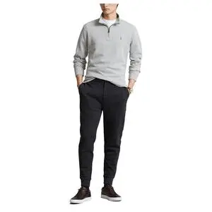 Polo Ralph Lauren Quarter Zip Sweater With Embroidered Logo