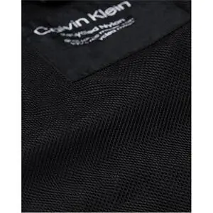 Calvin Klein Hooded Zip-up Casual Jacket With Logo Badge