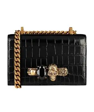 Alexander McQueen Jewel Knuckle-decorated Crossbody Bag