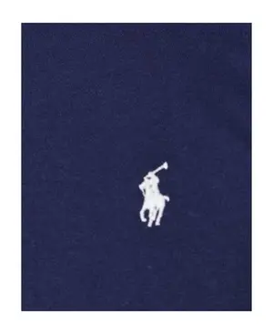 Polo Ralph Lauren Navy Long-sleeved Round-collar T-shirt