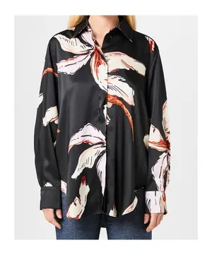 Marella Lugano Floral Print Long Sleeve Blouse