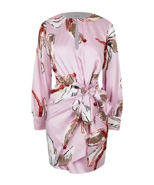 Marella Floral Tie-waist Mini Dress