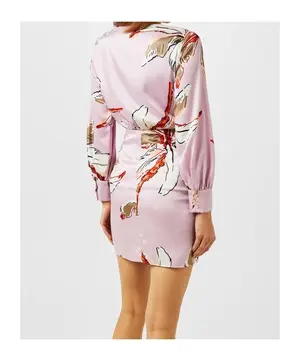 Marella Floral Tie-waist Mini Dress