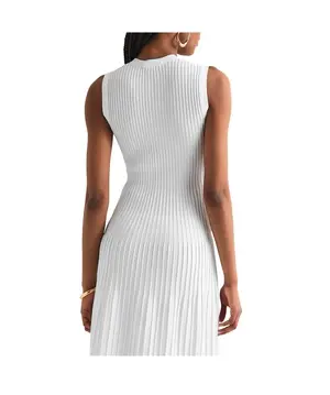 Dolce & Gabbana Sleeveless Ribbed Midi Dress