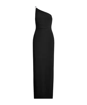 Ralph Lauren One-shoulder Gown With Chain Embellishment