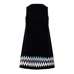 JIL SANDER Intarsia Knit Mini Dress