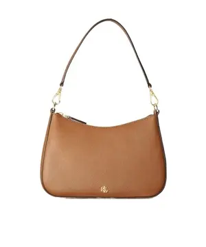 Ralph Lauren Danni Leather Shoulder Bag - Brown