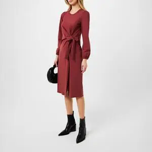 Max Mara Febe Jersey Belted Midi Dress