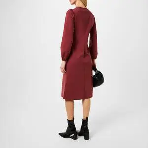 Max Mara Febe Jersey Belted Midi Dress