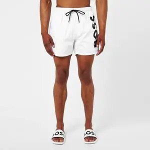 Hugo Boss Quick-drying Shorts With Elastic Waistband And Logo