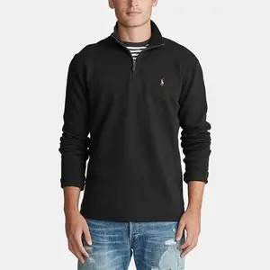 Polo Ralph Lauren Logo Zip-up Sweatshirt - Black