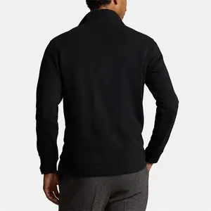 Polo Ralph Lauren Logo Zip-up Sweatshirt - Black