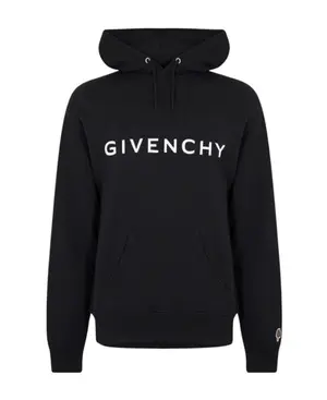 Givenchy Logo Hoodie - Black