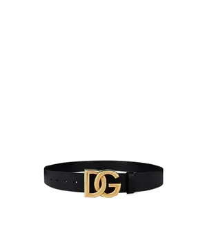 Dolce & Gabbana Plain Interlock Belt, 35mm