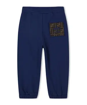 Fendi Emblem Patch Sports Pants