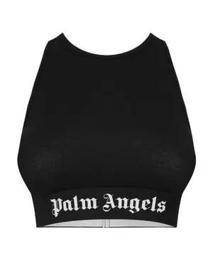 Palm Angels Logo Vest - Black