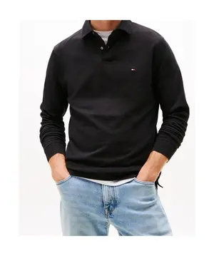 Tommy Hilfiger Logo Long Sleeve Polo Shirt
